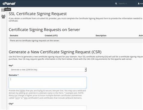 How To Generate The Csr Certificate For Particular Domain In Shared Server HostingSewa Blog