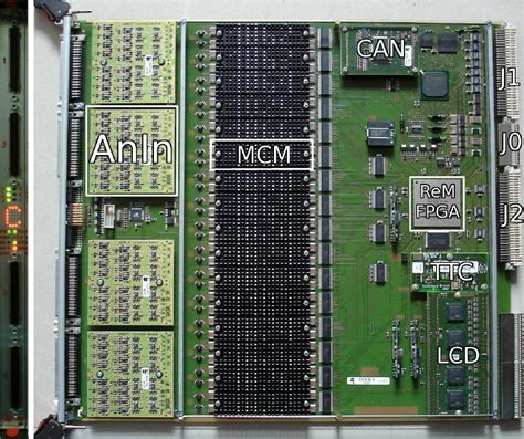 The Preprocessor Module With A View Of The Front Panel At The Left And
