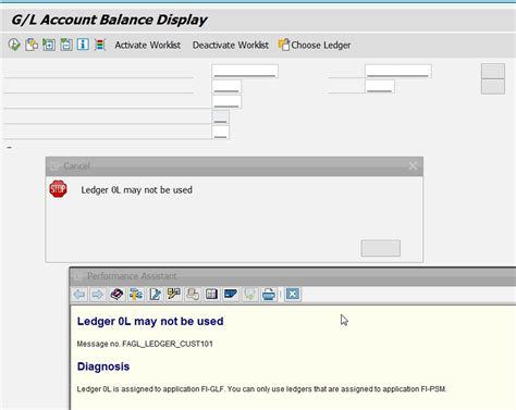 Solved Error While Running FAGLB Display Balances Ne SAP Community
