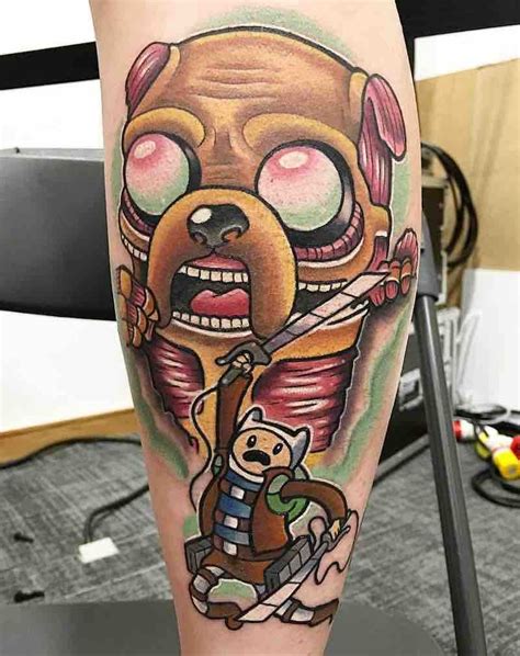 Adventure Time Tattoo 3 By Chris Hill Bright Colorful Tattoos Bright