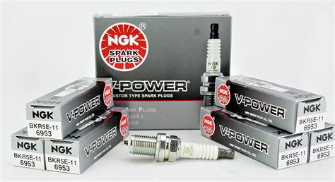 Amazon.com: NGK 6953 V-Power Spark Plug BKR5E-11 (6 Pack) : Automotive