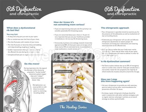 Chiropractic Rib Dysfunction Brochure