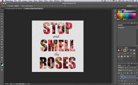 Photoshop Tutorial Patterned Text Why Dont You Make Me