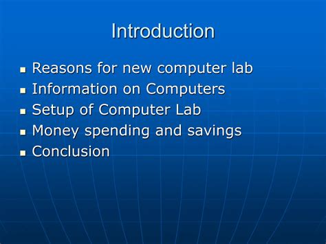 Computer Lab Proposal For A Computer Lab PPT Desktops Computing