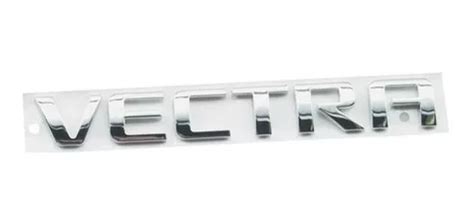 Emblema Vectra Cromado Da Tampa Traseira Original Gm