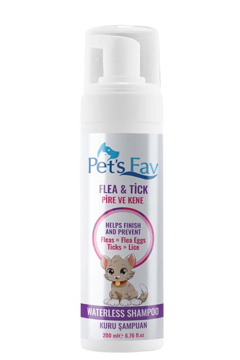 Pets Fav Kedi Bit Pire Kene ve Parazit Önleyici Kuru Köpük Şampuanı Fiyatı Yorumları Trendyol