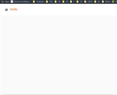 Html Nav Toolbar And Side Nav Not Coming In Other Components Stack