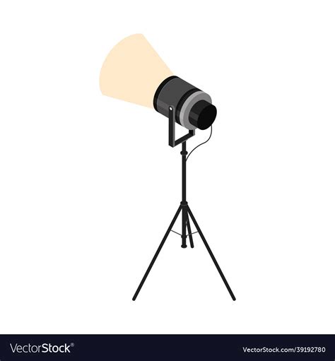 Spotlight With Stand Royalty Free Vector Image