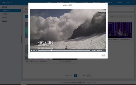 网页全终端视频直播 点播H5播放器EasyPlayer js正式发布支持H 265网页播放 EasyNVR 博客园