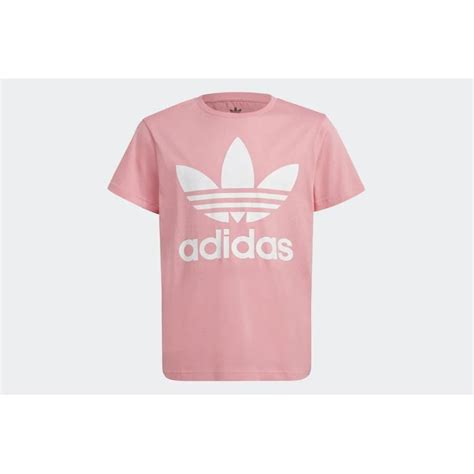 Koszulka Adidas Originals Trefoil Tee Hk0259 Młodzieżowa Różowa