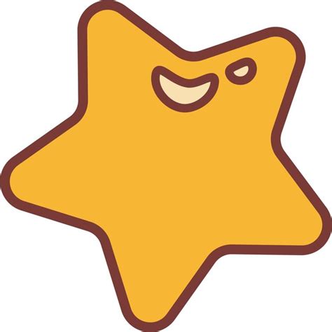 Premium Vector Star Groovy Icon