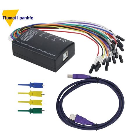 Saleae Logic Usb 100mhz 16ch Logic Analyzer For Arm Fpga Dslogic 100m