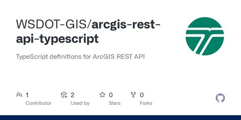 github wsdot gis arcgis rest api typescript typescript definitions