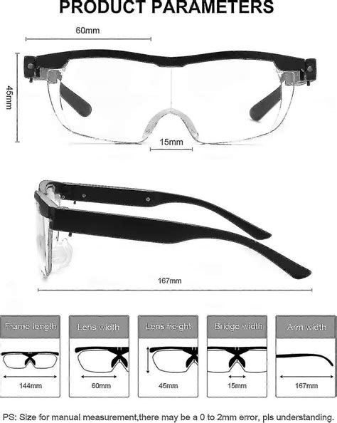 180 Magnifying Glasses With Rechargeable Led Light Powerful