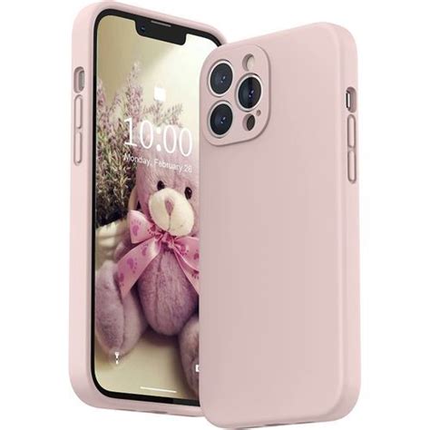 Pochette Pour Iphone 12 Pro Max Solide Protection Rose Fiche