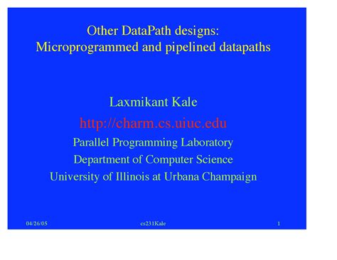 Other Data Path Designs Microprogramed And Pipelined Datapaths Cs