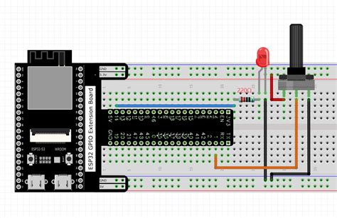 Chapter 10 Potentiometer And Led — Basic Starter Kit For Esp32 S3 Wroom Documentation