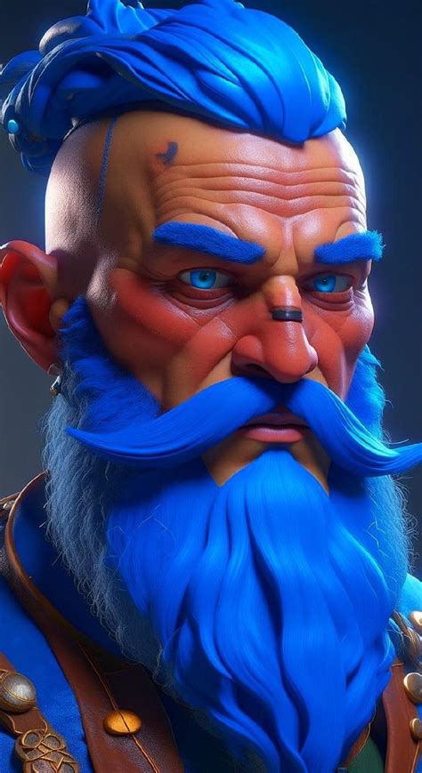 Результат генерации по запросу Синяя Борода стиль Artstation