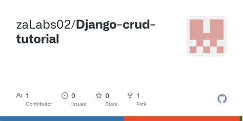 github zalabs02 django crud tutorial