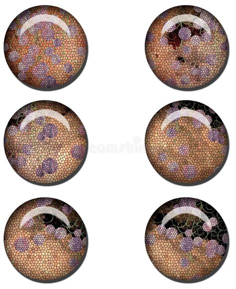 abstract glossy button set stock illustration illustration of computer