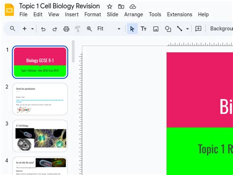 OCR Gateway GCSE B6 Revision Powerpoint Teaching Resources