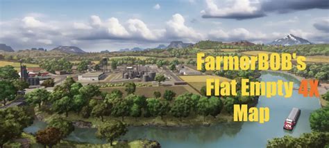 LS FarmerB Bs Empty Flat Map X V Mod LS Mods