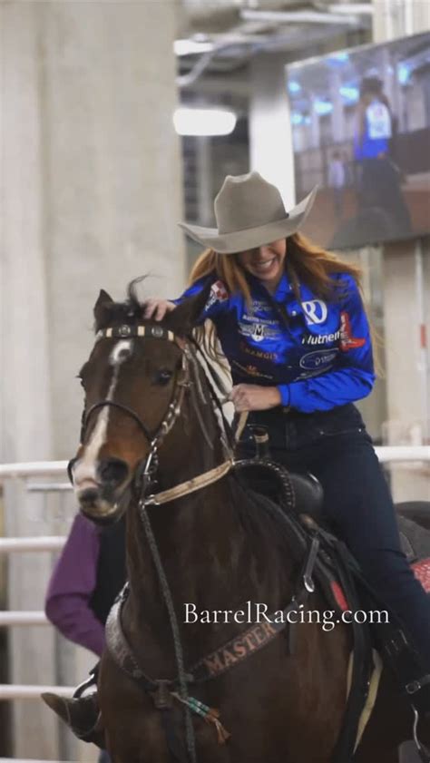 Emily Beisel When The Barrel Racing Is This Tough Youd Better Bring Your Lightest Saddle And