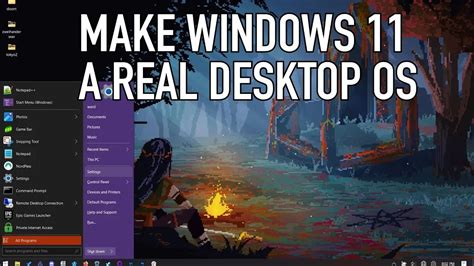 How To Make Windows 11 Into A Desktop OS 2024 Edition