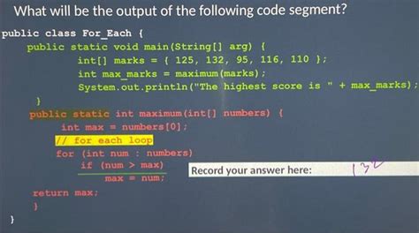 Solved What Is The Output On Java Chegg