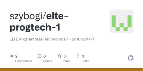Github Szybogielte Progtech 1 Elte Programozási Technológia 1 20162017 1