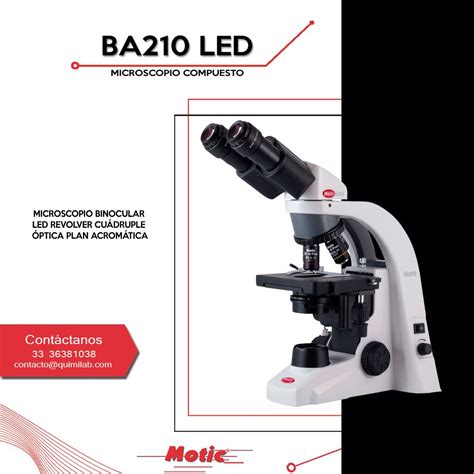 El Modelo Ba210 Distribuidor Oficial Microscopios Motic