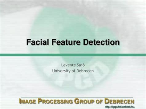 Ppt Facial Feature Detection Powerpoint Presentation Free Download