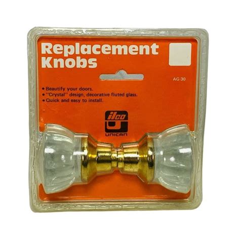 Ilco Accents Vintage Fluted Glass Crystal Ilco Unican 2 Round Door