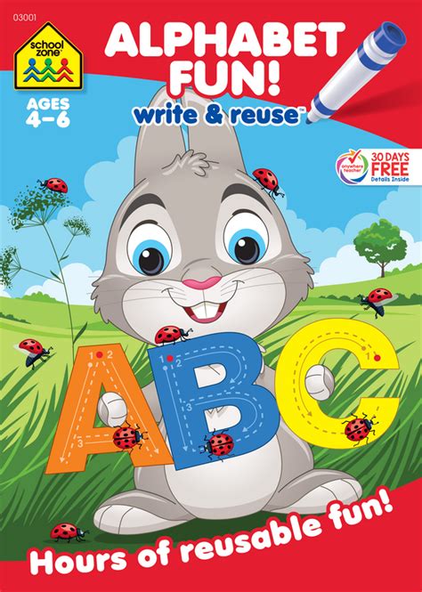 Traceable Letters And Alphabet Practice School Zone Publishing Company