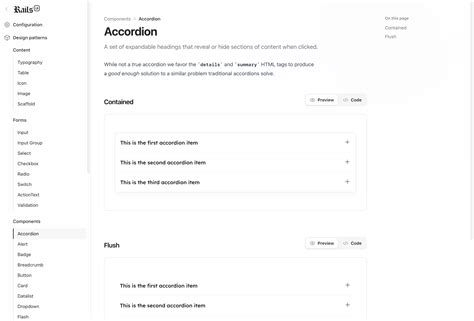 Rails UI Documentation