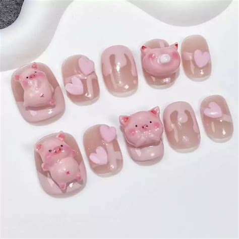 خرید و قیمت ناخن مصنوعی کاشت موقت خوک وارونه از غرفه رضوان گیفت