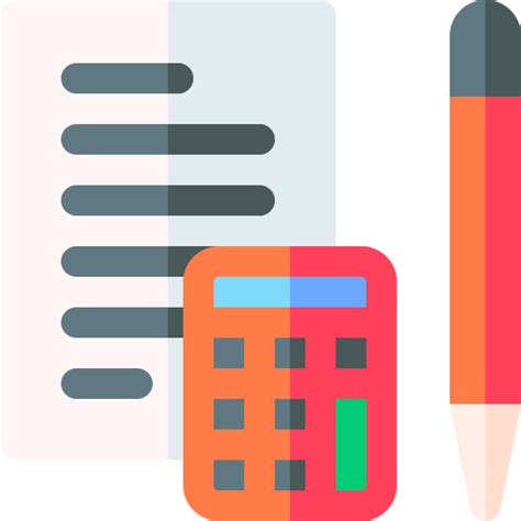 Calculation Basic Rounded Flat Icon