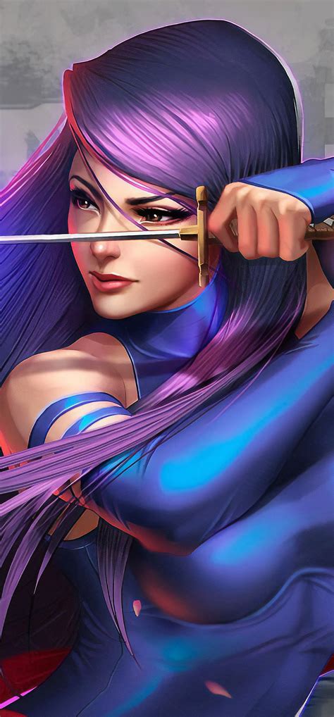 1242x2668 Psylocke 4k Art Iphone Xs Max Hd 4k Wallpapers Images