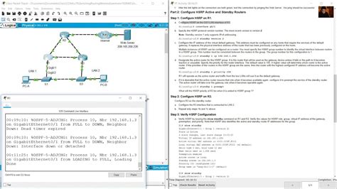 Packet Tracer Hsrp Configuration Guide Youtube