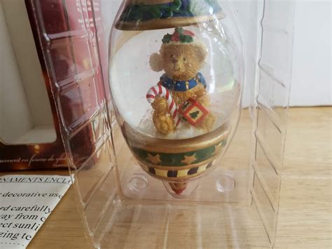 Kirkland Signature Teddy Bear Snow Globe Ornament Aunt Gladys Attic