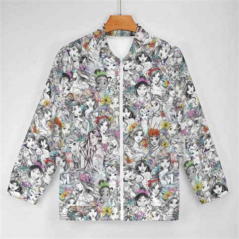 Disney Princess Jacket Disney Princess Zip Up Jacket Nurse Jacket