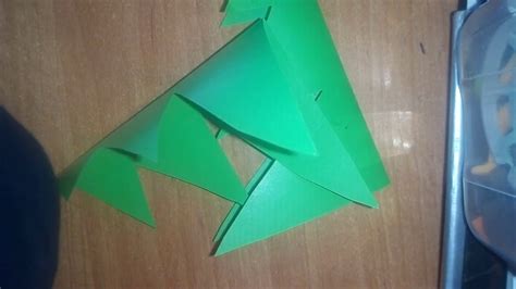 Как сделать ёлку из бумаги Youtube