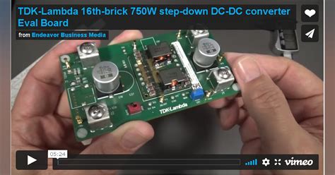 Tdk Lambda 16th Brick 750w Step Down Dc Dc Converter Eval Board