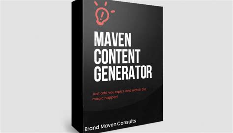 Maven Content Genius Your Ultimate Social Media Content Solution