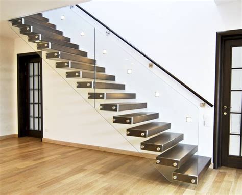 Modern Minimalist Floating Stairs