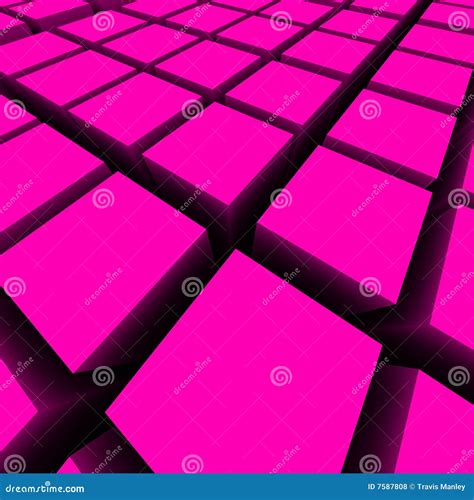 3d Grid Stock Illustration Illustration Of Objects Purple 7587808