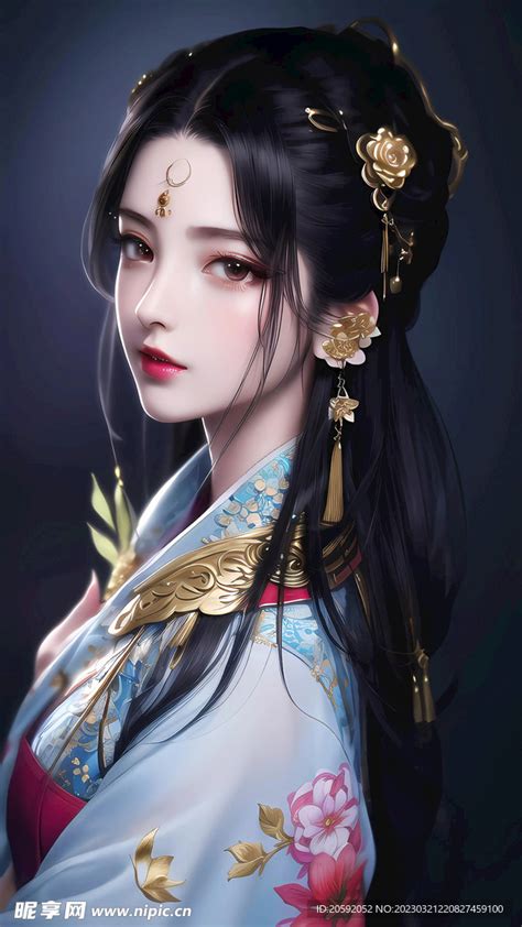 插画美女 设计图 绘画书法 文化艺术 设计图库 昵图网