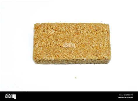 A Bar Of Sesame Candy Sweets An Eastern Candy Made As A Celebration Of The Prophets Mohamed
