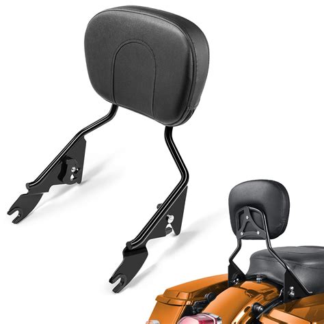 Pbymt Detachable Passenger Backrest Fit For Harley Touring Quick
