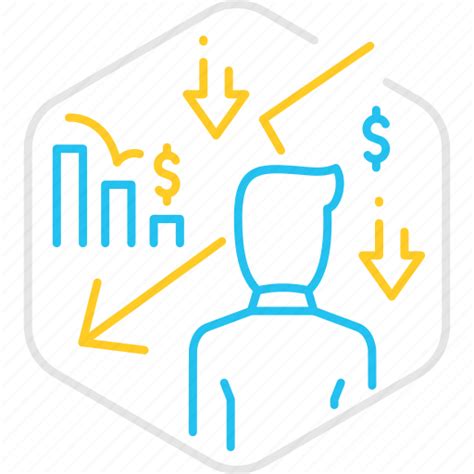 Business Decrease Down Fail Graph Lose Startup Icon Download On